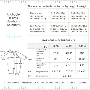 Booulfi Boys Christening Outfit 0-12 Months Baby Boy Baptism Outfit Short Boys' Christening Clothing with Hat Shoes