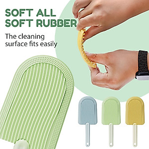 Cat Tongue Comb, 2024 New Cat Grooming Brush for Indoor Cats Shedding Cat Brush for Long Haired Cats, Cute Cartoon Ice Cream Cat Fur Remover Comb for Cats Grooming (B)