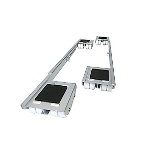 Shepherd Hardware 9603 Adjustable Aluminum Appliance Rollers, 2-Pack