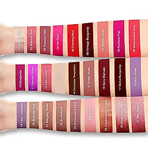 Klara Cosmetics Kiss Proof Lipstick 12 Lilac Lover Bold Violet Pastel Liquid Matte Lipstick Long Lasting Full Colour Pigment