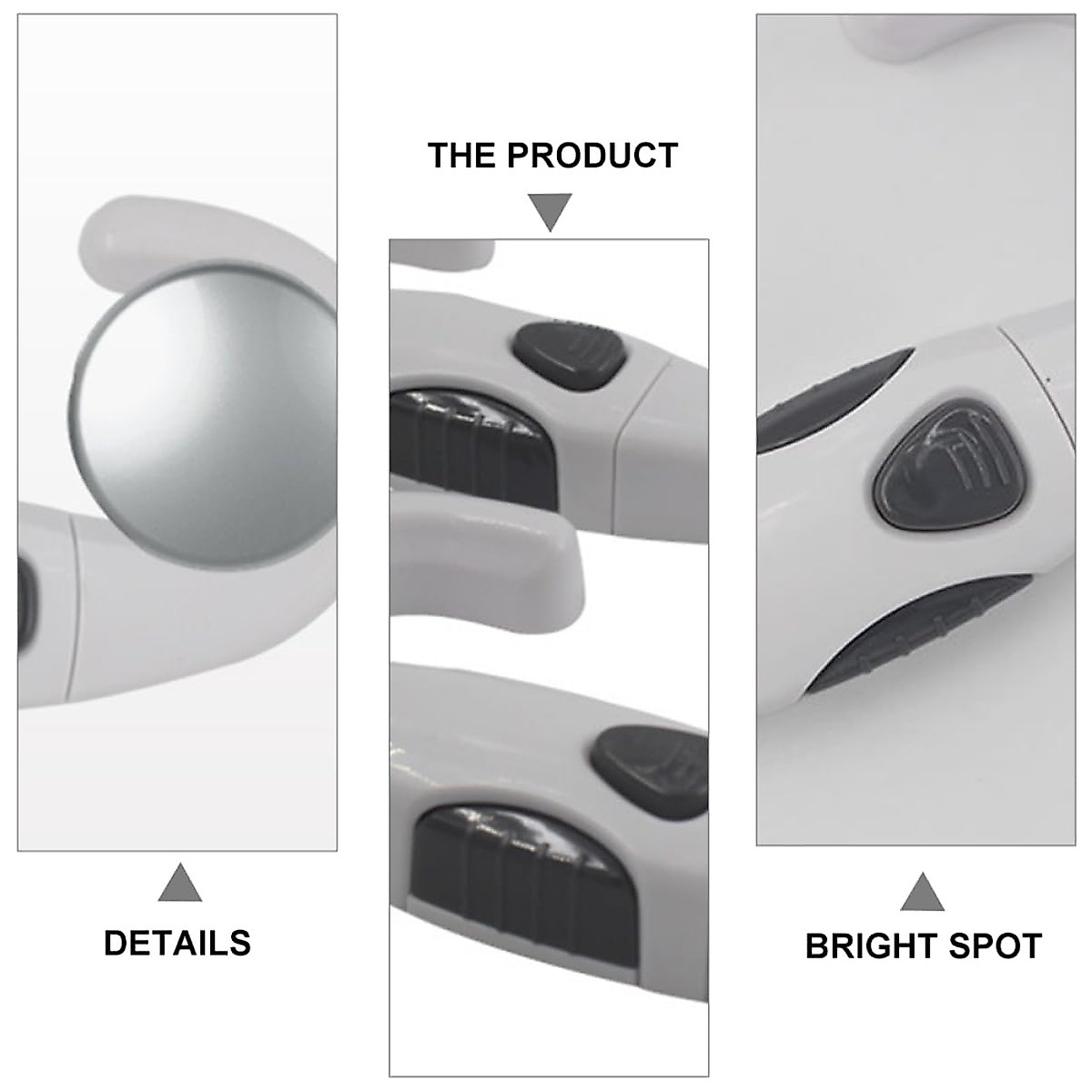 Toyvian Protective Baby c Shaped Cabinet Locks Multi-use Round Handle Fit Abs Material