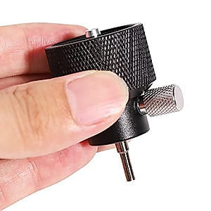 COLOR TREE Airsoft Propane Filling Adapter for Green Gas Tank with Silicone Oil Port Gas Adapter Avoid Leak Black