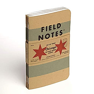 Field Notes: Chicago 3-Pack - Graph Paper - 48 Pages - 3.5" x 5.5"