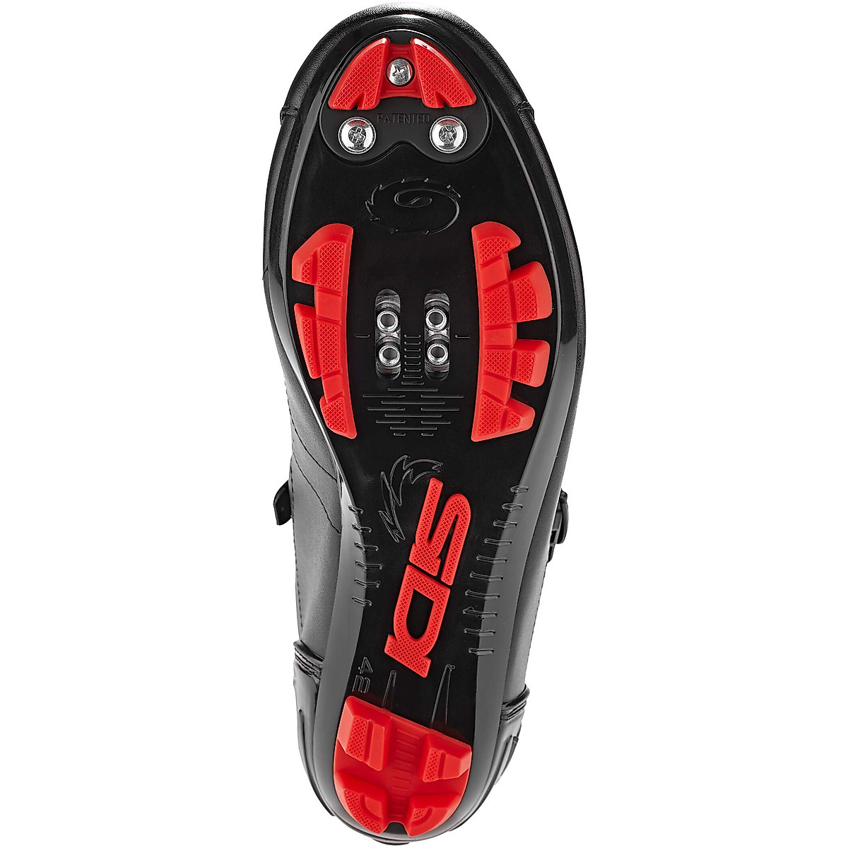 Sidi Men's Trace 2 Cycling Shoes, Black/Black, 12