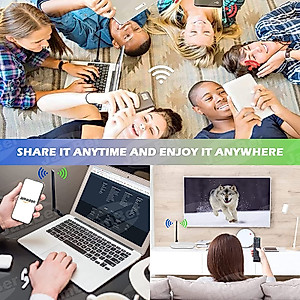 GAROGYI USB 3.0 WiFi Adapter for PC AC1300Mbps, Dual Band Network Adapter with 2.4GHz/5.8GHz High Gain Antenna, for Laptop Desktop Windows 11/10/8.1/8/7/XP/Vista, Mac OS 10.9-10.15,11,12