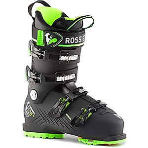 Rossignol Hi-Speed 120 HV GW Mens Ski Boots Black Green 8.5 (26.5)