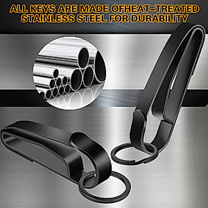 Manesi Duty Belt Key Holder, Superior Key Ring Holder, Upgraded Quick Release Belt Key Clip with Keyrings for Police, Law Enforcement and Workers