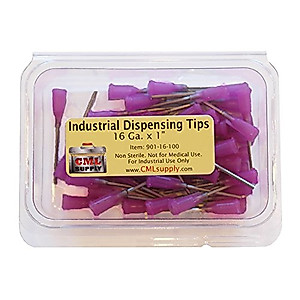 Blunt Tip Dispensing Fill Needle 16ga x 1" Purple 50 pcs