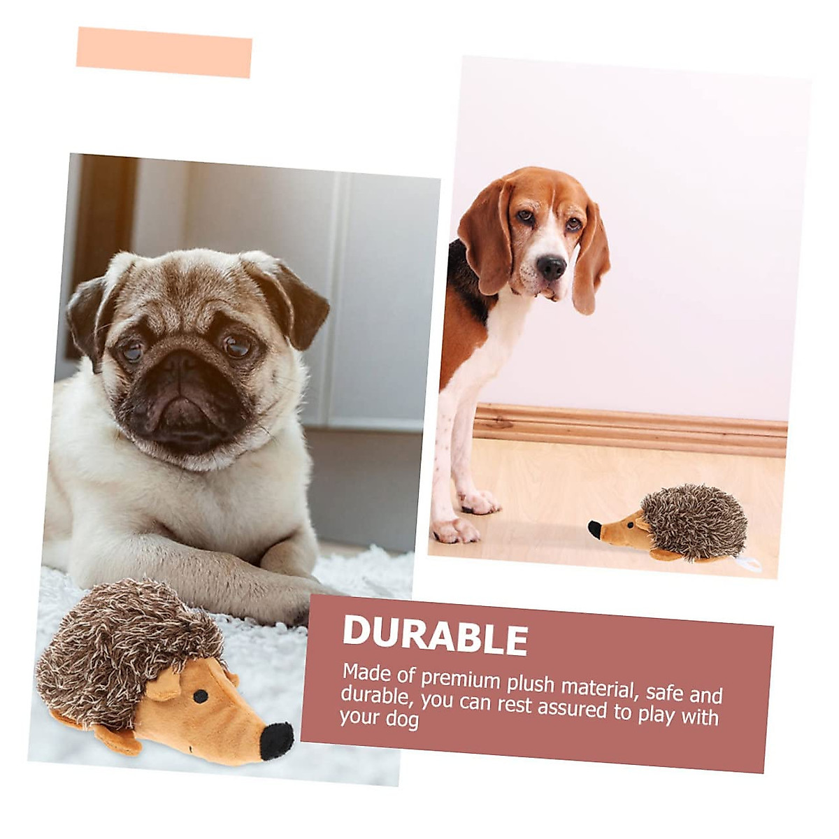 Mipcase 8 Pcs Pet Toy Hedgehog Shaped Molar Toy Dog Chewing Toys Dogs Training Toys Teething Toy Soft Toys Dog Dental Chew Toys Hedgehog Stuffed Dog Toy Dog Molar Toy Plush Puppy The Dog