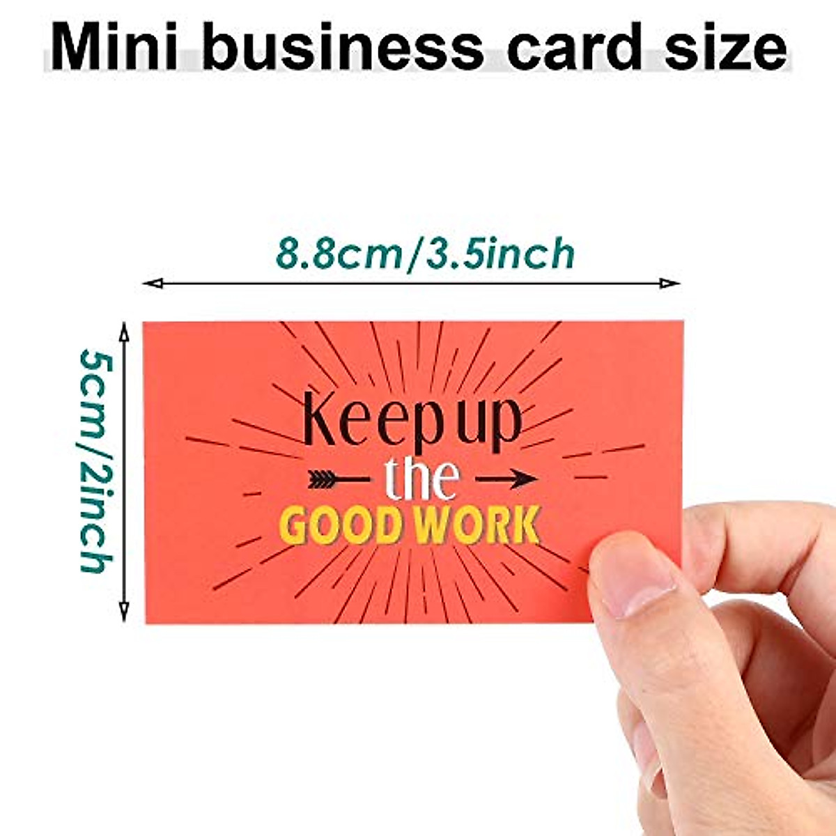 Outus 120 Pcs Motivational Encouragement Quote Cards Inspirational Kindness Appreciation Gratitude Business Cards Encouragement Mini Note Cards for Student Kids Teachers, 30 Styles (Bright Style)