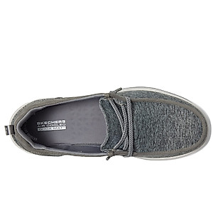 Skechers Women's GO Walk 2-Spring Fun Sneaker, Gray, 8