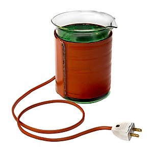 BriskHeat GBH0400-1 Beaker Heater Jacket with Velcro Fastener for 400mL Griffin Beaker Diameter: 3.0-Inch, Height: 3.5-Inch, Width: 13.75-Inch (without Controller), 120VAC