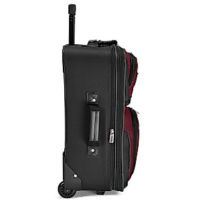 Travel Select Unisex-Adult Amsterdam Expandable Rolling Upright Luggage, Burgundy, Carry-on 21-Inch