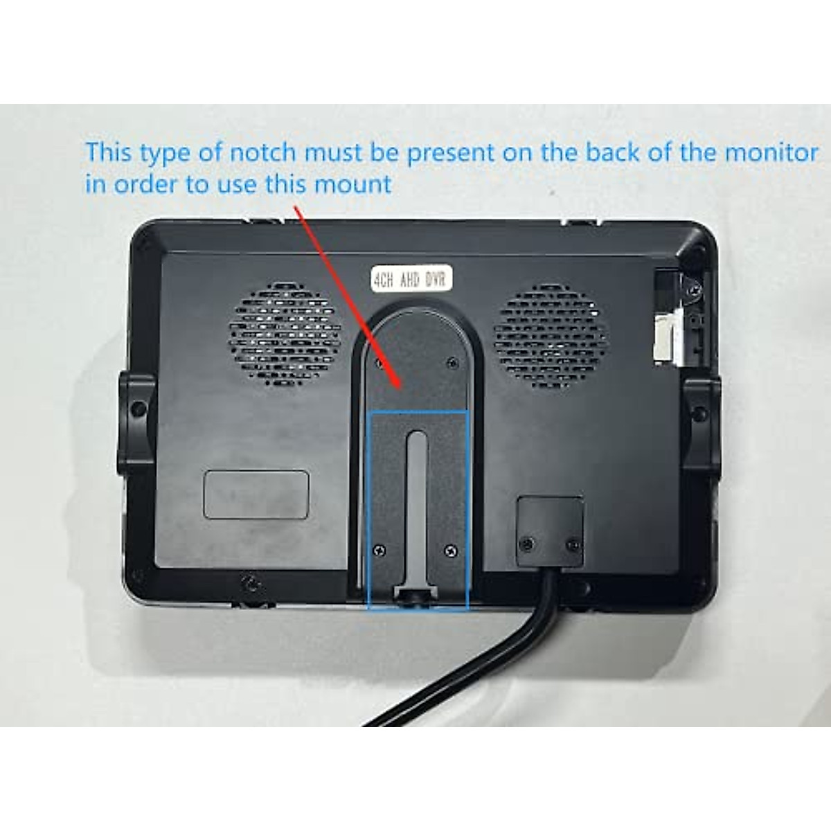 Vehicle Windshield Suction Cup Bracket, for 7inch 9inch Monitor, for Most Backup Camera System Monitors