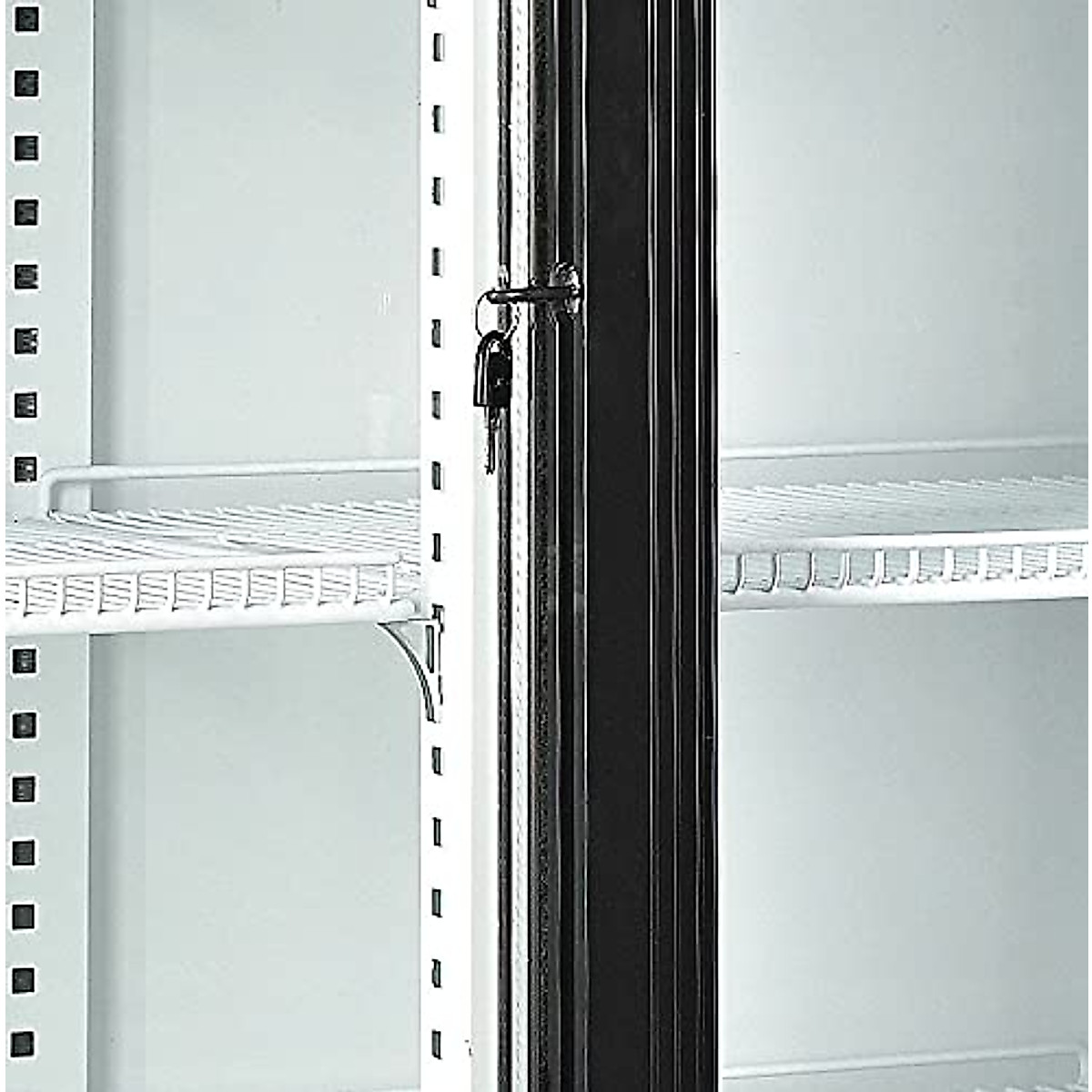 New Procool Refrigeration Double SLIDING Door Upright Display Beverage Cooler Merchandiser; 35 Cubic Ft., 45" Wide