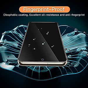 JETech Screen Protector for Samsung Galaxy S23 5G 6.1-Inch, Tempered Glass Film, Fingerprint ID Compatible, HD Clear, 3-Pack
