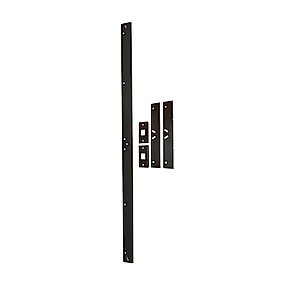 Door Armor MAX - Door Reinforcement Kit for Anti Kick Door Security, Door Reinforcement Plate for Door Jamb & Door Frame, 3-Piece Home Door Security - Aged Bronze