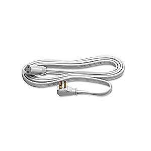 Fellowes 99596 Indoor Heavy-Duty Extension Cord, 3-Prong Plug, 1-Outlet, 15 ft Length, Gray