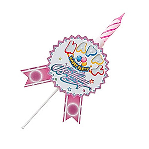 4pcs Candle Birthday Singing Pink LED Insert Decoration Fancy Cuake Gender Music Party Happy Dessert Supplies Powered with Reusable Reveal Cake Shower Unique Baby Picks Food for