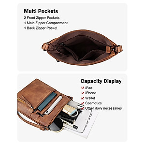 MASINTOR Crossbody Purses for Women, Multi Pocket Casual Crossbody Bag, Adjustable Strap Shoulder Bag with Tassel