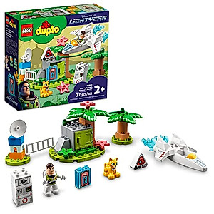 LEGO DUPLO Disney and Pixar Buzz Lightyear’s Planetary Mission 10962, Space Toys for Toddlers, Boys & Girls 2 Plus Years Old with Spaceship & Robot Figure