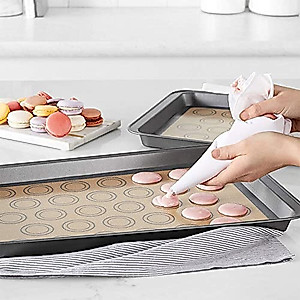 Fetcoi Silicone Baking Mat Nonstick Oven Sheet Macaron Cake Cookie Baking Mould Mat