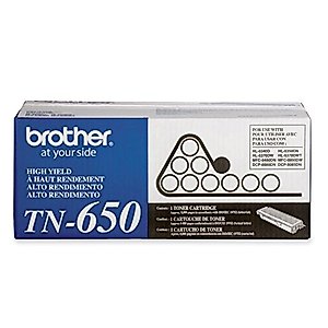 Brother TN650 1 - High Yield - original - toner cartridge - for DCP 8080, 8085, HL-5340, 5350, 5370, MFC 8480, 8680, 8890