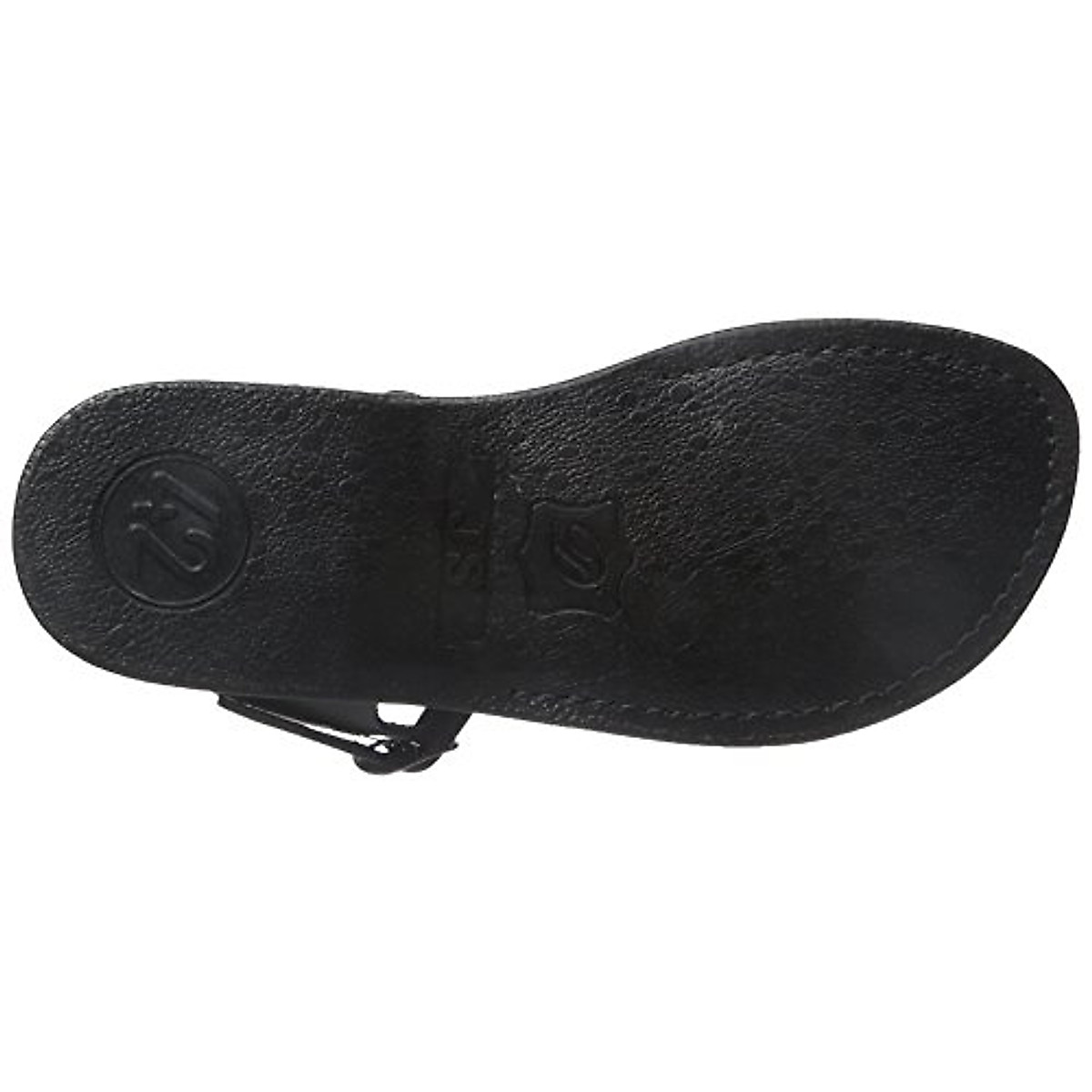 Jerusalem Sandals The Original - Leather Adjustable Buckle Sandal - Black