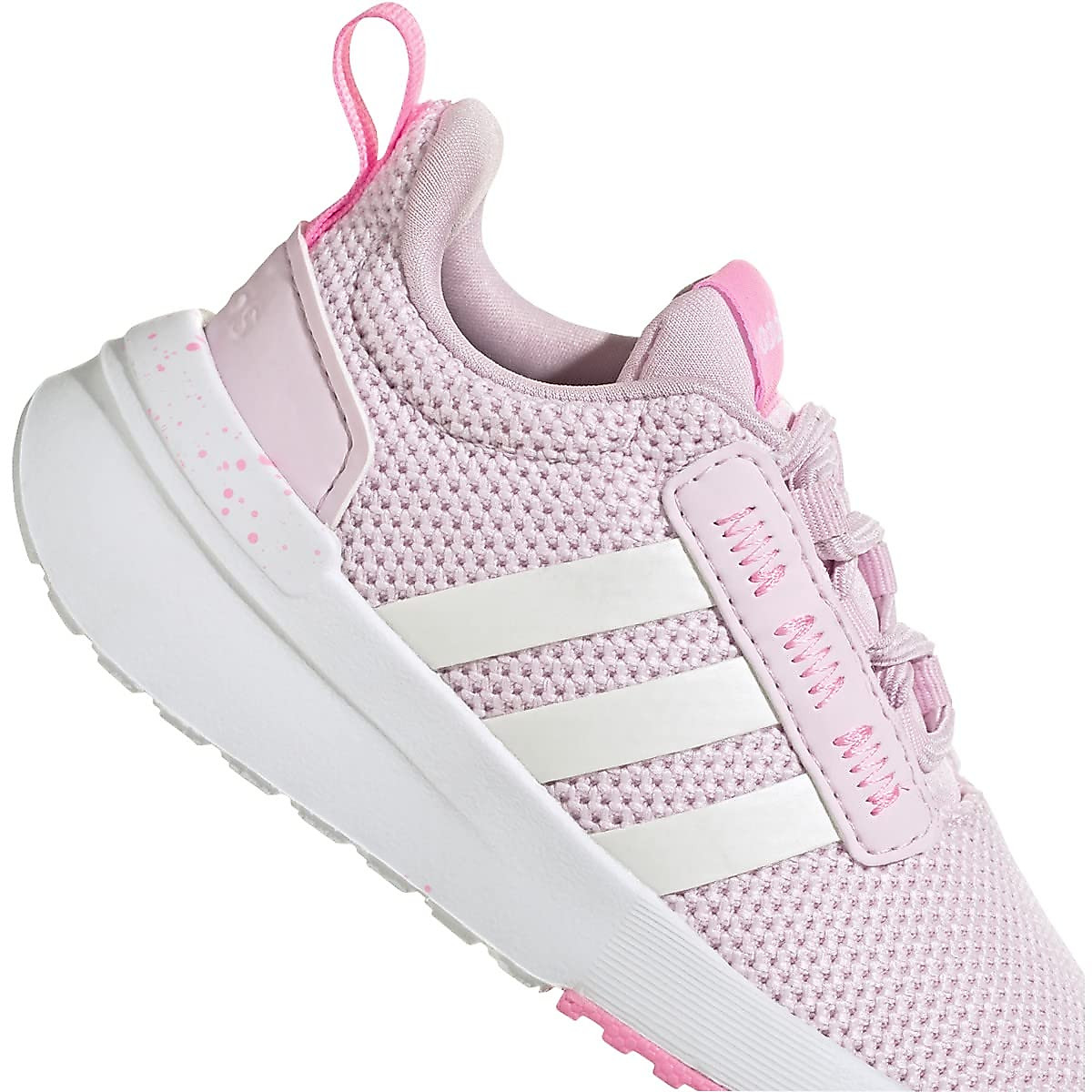 adidas Kids Racer TR21 Running Shoe, Clear Pink/Zero Metallic/Beam Pink, 7 US Unisex Toddler