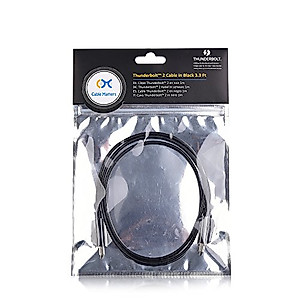 [Intel Certified] Cable Matters Thunderbolt Cable (Thunderbolt 2 Cable) in Black 3.3 Feet