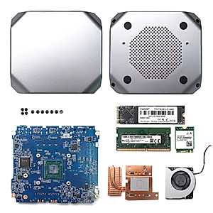 ATOPNUC Mini PC Windows 10 Pro, AMD A9-9400 APU(up to 3.2Ghz) Desktop Computer 8GB RAM 128GB SSD, Micro Suppport 4K Dual Screen Display/WiFi 5/BT5.0/Auto Power On for Business Home Office