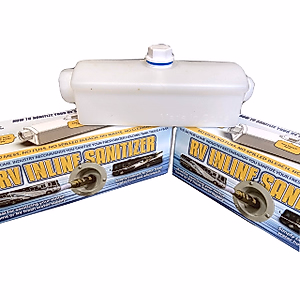 RV Inline Sanitizer - The Easiest way to HELP YOU disinfect your RV Fresh Water Tank, NO MESS, NO MOVING PART, just connect with the Hose and add Bleach