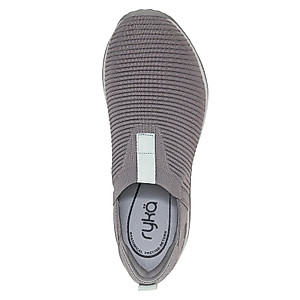 Ryka Womens Echo Knit Sneaker, Grey, 10 Wide US