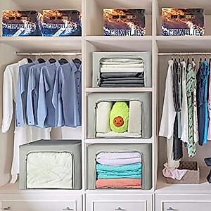 Space Football Personalized Storage Basket ,Custom Storage Bins Cubes Organizer with Handle for Bedroom Wardrobe,Nursery,Basket 2 Pack