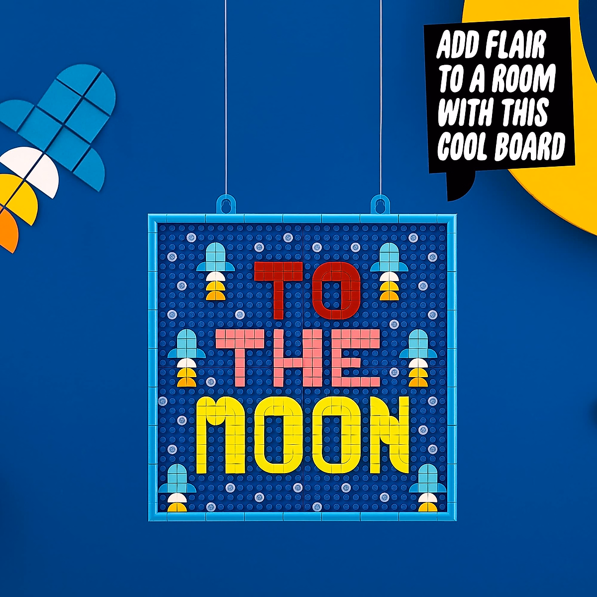 LEGO DOTS Big Message Board 41952 DIY Craft Decoration Kit; A Customizable Canvas Designed for Kids Aged 8+ (943 Pieces)