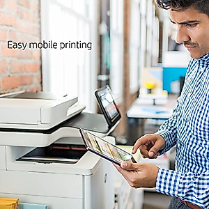 HP Color LaserJet Enterprise MFP M577dn Duplex Printer with One-Year, Next-Business Day, Onsite Warranty (B5L46A)