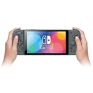 HORI Split Pad Compact Attachment Set (Slate Gray) for Nintendo Switch - Officially Licensed By Nintendo