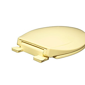 Bath Décor 2F1E6-50 Molded of high-Impact Resistant Polypropylene, Contemporary Design Slow Close plastic, Elongated