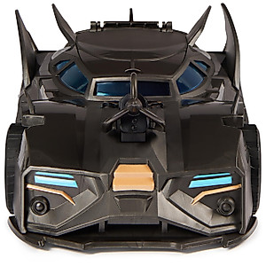 DC Comics, Crusader Batmobile Playset with Exclusive 4-inch Batman Figure, 3 Super-Villain Paper Figures, Kids Toys for Boys and Girls Ages 4+