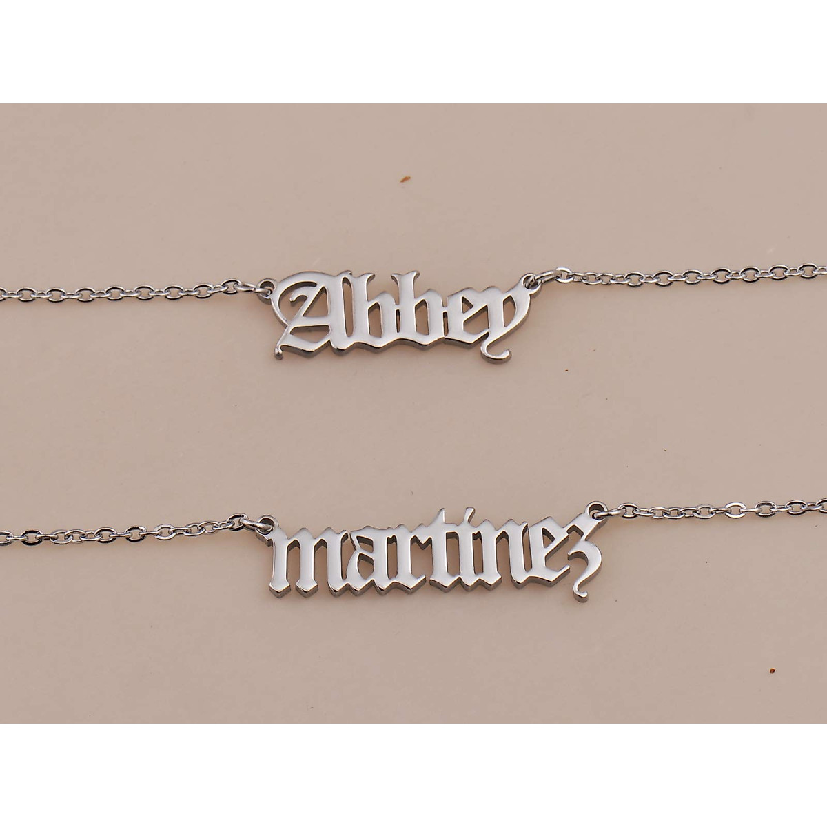 HUAN XUN Personalized Name Jewelry Custom Necklace for Girls Torin