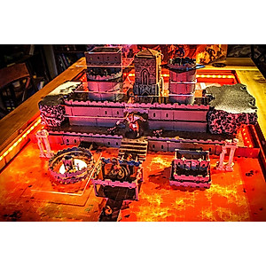 Regent Castle Set - Mini Dungeon Castle Terrain for RPGs, Dungeons & Dragons (DND), Pathfinder, War Gaming, and More! by DCD (316+pcs, 14sqft, 48areas)