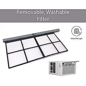 LG 12,000 BTU Smart Window Air Conditioner, Cools up to 550 Sq. Ft., Smartphone and Voice Control works with LG ThinQ, Amazon Alexa and Hey Google, ENERGY STAR®, 3 Cool & Fan Speeds, 115V