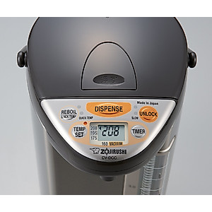 Zojirushi 586361-CV-DCC40XT America Corporation Ve Hybrid Water Boiler And Warmer, 4-Liter, Stainless Dark Brown | Zojirushi NS-TSC18 Micom Rice Cooker and Warmer, 10-Cups