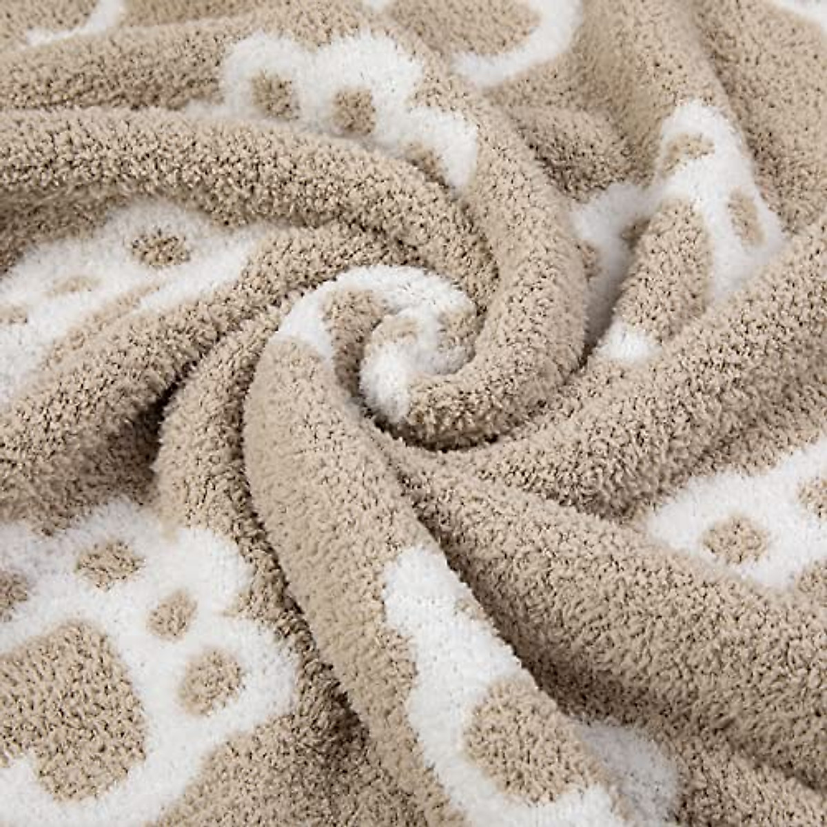 Kid Nation Baby Blankets for Girls Baby Boy Toddler Blanket Soft Baby Quilt Plush Crib Blanket Newborn Stroller Blanket Nursery Infant Bear Paw Khaki,40 x 30 in