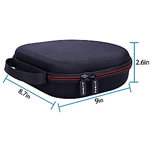 LTGEM Case Compatible with Sony WH-CH720N / WH-CH520 / WHCH710N / WH-CH510 Noise Canceling Wireless Headphones Bluetooth Over The Ear Headset, Black+Gray