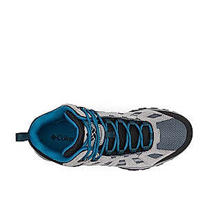 Columbia Men's Redmond III Mid Waterproof Hiking Shoe, Graphite/Black, 11
