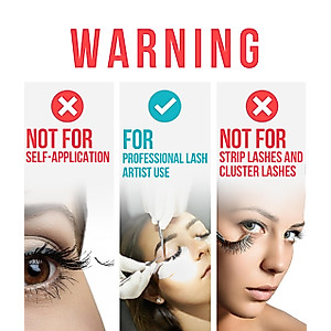 Lightning Speed Eyelash Extensions Glue – Stacy Lash 5ml /0.17 fl.oz / 0.3 Sec Dry/Retention – 6-8 Weeks/Black Adhesive/Professional Supplies