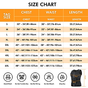 A+ Choice Sauna Vest Waist Trainer for Men - Mens Sauna Suit Large Sweat Belt Body Shaper for Gym Workout Exercise Faja Para Hombre Plus Size 1XL