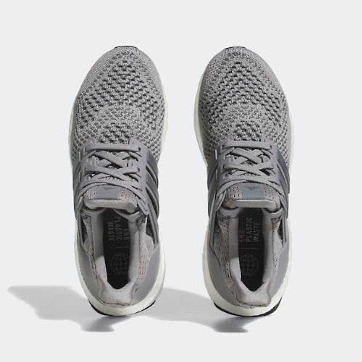 adidas Ultraboost 1.0 Running Shoe, Grey/Grey/Black, 4 US Unisex Big Kid