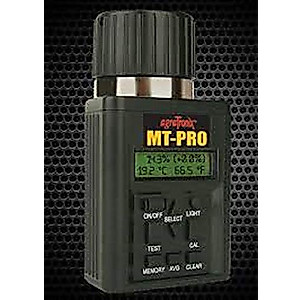 Agratronix MT-Pro Portable Moisture Tester for Grain with Digital Meter Readout, Grain Tester with Carry Case